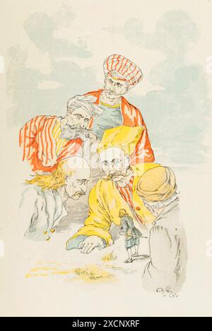 A Voyage to Brobdingnag. Gulliver discovers the island's giant ...