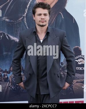 Toby Wallace arrives at THE BIKERIDERS Los Angeles Premiere held at the TCL Chinese Theatre in ...