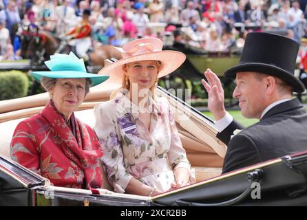 The Princess Royal and Lady Gabriella Kingston arrive on day one of ...