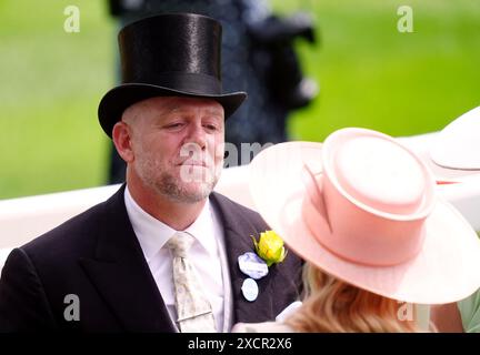 Mike Tindall on day one of Royal Ascot at Ascot Racecourse, Berkshire ...