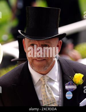 Mike Tindall on day one of Royal Ascot at Ascot Racecourse, Berkshire ...