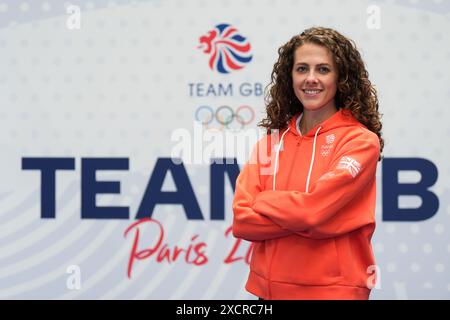 Anna Toman during a Team GB kitting out session for the Paris Olympics ...
