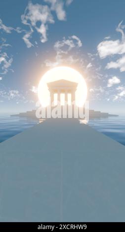 Temple of Dawn: A 3D Digital Masterpiece of a Majestic Temple ...