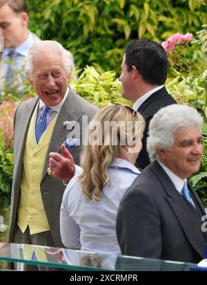 King Charles III presenting the trophies after the King Charles III ...