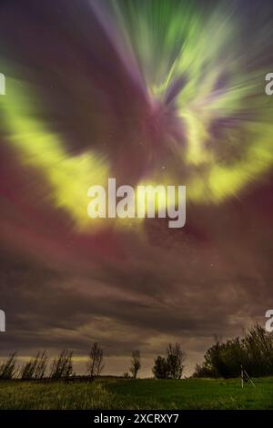 An outburst of a substorm during the great May 10, 2024 display of ...