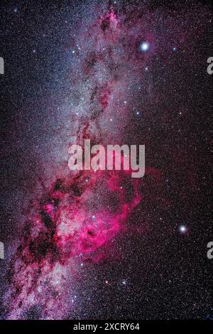 Milky Way from constellation Canis Major to Carina Stock Photo - Alamy