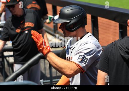 San Francisco Giants' Matt Chapman before a baseball game against the ...