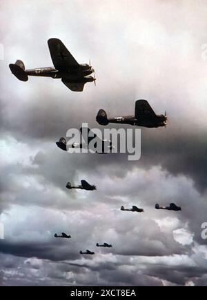A photograph captures a German Air Force (Luftwaffe) aircraft starting ...