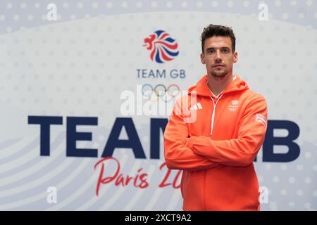 Phillip Roper during a Team GB kitting out session for the Paris ...