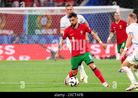Bruno Fernandes of Portugal runs with the ball during a FIFA Men’s ...