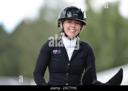 Kenya Wilson of Australia with Sandros Salute Mw during the CCI4*-S ...