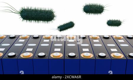 3d rendering of prismatic battery, rectangular lithium ion phosphate ...