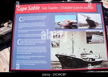 Cape Sable Side Trawler in Lunenburg, Nova Scotia, Canada Stock Photo ...