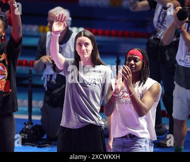 Indianapolis, Indiana, USA. 18th June, 2024. Regan Smith introduced ...