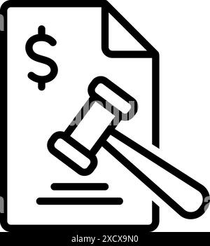 Icon for penalty,fine Stock Vector Image & Art - Alamy