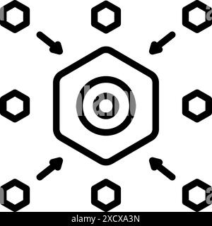 Icon for central,pivotal Stock Vector Image & Art - Alamy