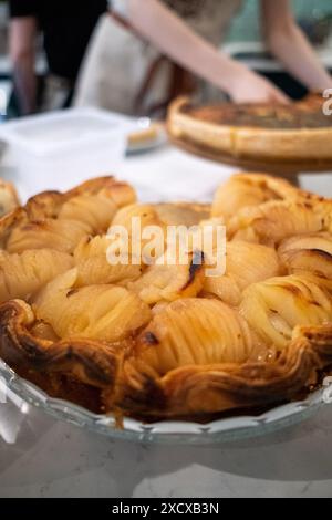 Homemade apple pie at Pages & Sips, cafe restaurant bookshop with ...