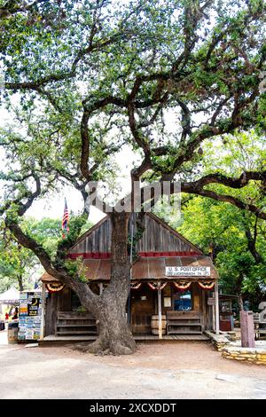 Exterior of 19th century western style general store / US Post Office ...