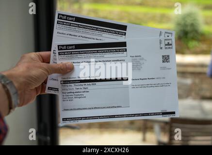 Poll Card or Polling Card for the 2024 general election in the ...