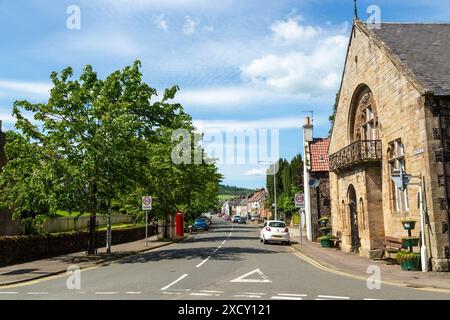 Auchtermuchty main street, Fife Scotland Stock Photo - Alamy