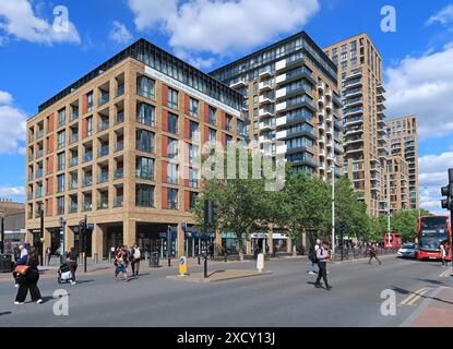 Major Draper Street, Woolwich. New apartment building adjoining the new ...