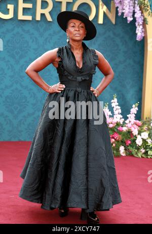 Adjoa Andoh attends the "Bridgerton" Season 4 Paris World Premiere at ...