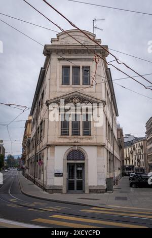 A typical residential building in Geneva, Switzerland, on 21 May 2023 ...