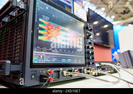 Modern real-time oscilloscope on exhibition Stock Photo - Alamy