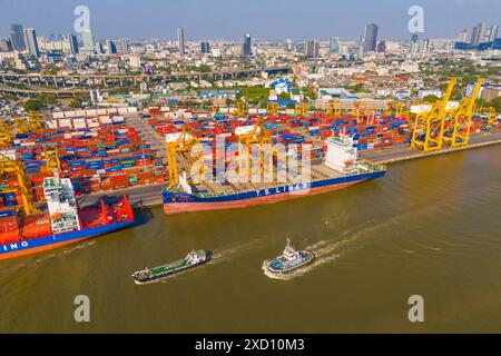Container ship Jinjiang shipping TS lines in import export business ...
