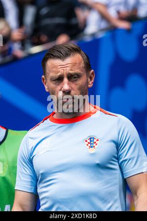 Coach of Croatia Ivica Olic during the training session at training ...