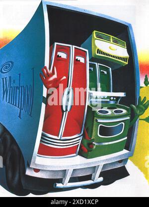 USA Whirlpool Magazine Advert (detail Stock Photo - Alamy