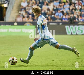 CF Montréal midfielder Bryce Duke (10) kicks against Nashville SC ...