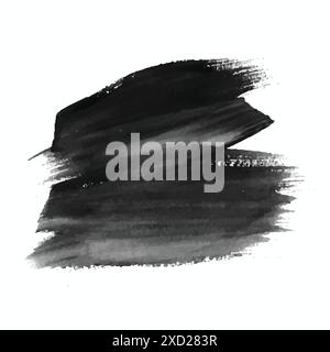 Hand draw gray watercolor strock design Stock Vector Image & Art - Alamy