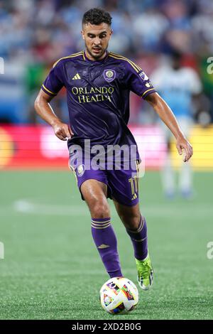 Orlando City midfielder Martin Ojeda (10) during an MLS soccer match ...
