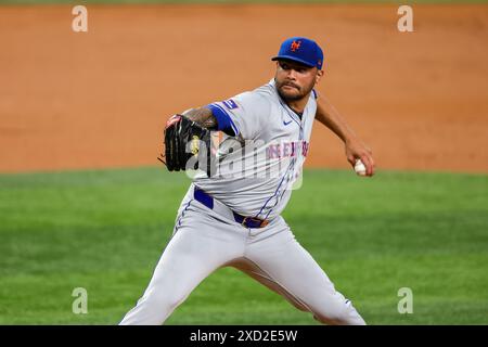 New York Mets' Sean Manaea plays during a baseball game Thursday, June ...