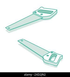 Hand saw icon outline vector. House remodeling. Repair interior Stock ...