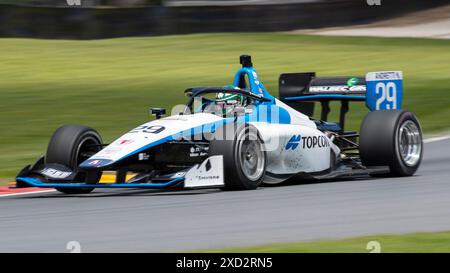 June 09, 2024: INDY NXT Juncos Hollinger Racing car driven by #76 ...