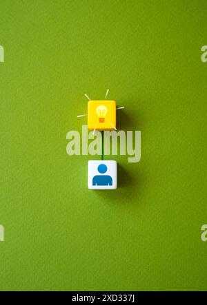 Open your mind to new ideas. Give birth to a new idea. Creativity and ...