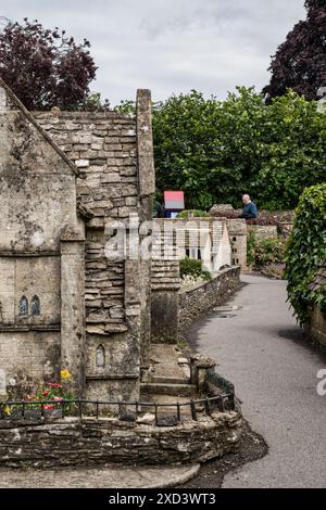 The Old mill on the river Windrush, Upper Slaughter, Cotswold village ...