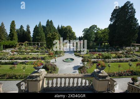 Insel Mainau, Sommer im italienischen Rosengarten *** Mainau Island ...