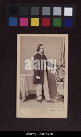 Portrait of Gustav Walter, Austrian opera singer, photographed by Carl ...