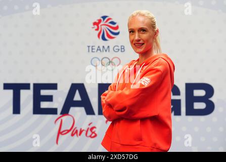 Calli Thackery during a Team GB kitting out session for the Paris ...