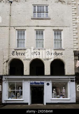 Three Old Arches, Bridge Street Row, Chester, Cheshire, England, UK ...