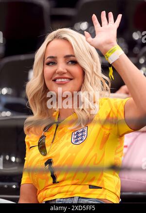 Megan Pickford in the stands during the FIFA World Cup Group L match at ...