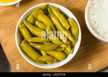 Pickled Spicy Chicago Sport Peppers in a Jar Stock Photo - Alamy