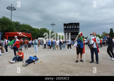 Fan zone Gelsenkirchen during UEFA Euro 2024 - Spain vs Italy, UEFA ...
