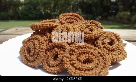 Healthy Chakali or Chakari also called Murukku, murukkulu is popular ...