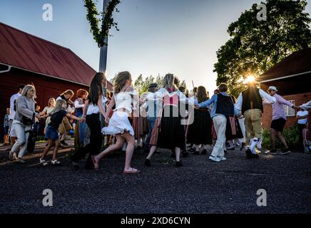 Leksand, Sweden. 20th June, 2024. LEKSAND, SWEDEN 20240620Marching to ...