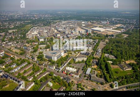 Aerial view, Henkel AG plant, Henkel Adhesive Technologies ...