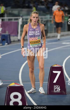 Keely Hodgkinson of Great Britain competing in the women’s 800m final ...